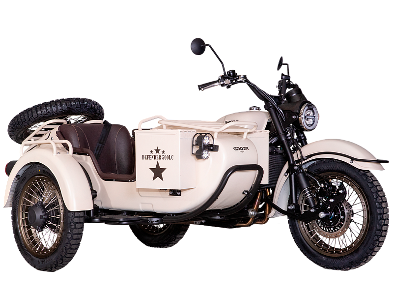 Мотоцикл с коляской GROZA DEFENDER 500 LC (4T EFI- Жидкостное Охл ...